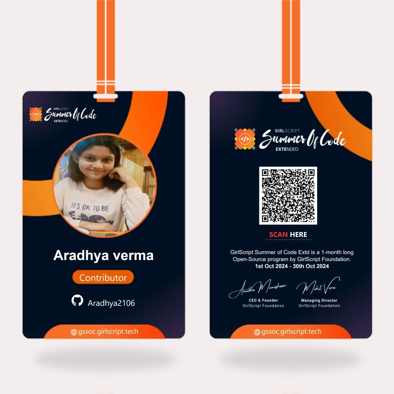 Aradhya Verma on LinkedIn: #gssoc Aradhya Verma on LinkedIn: #gssoc