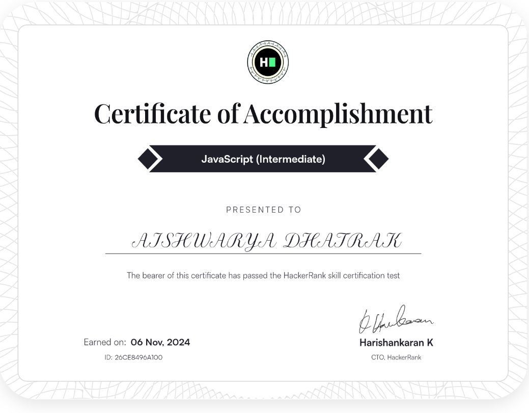 Aishwarya D. on LinkedIn: #javascript #webdevelopment #learning # ... Aishwarya D. on LinkedIn: #javascript #webdevelopment #learning # ...