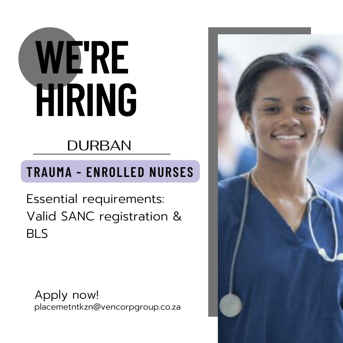 Vencorp Placements on LinkedIn: #nurses #recruiting #trauma #emergencycare Vencorp Placements on LinkedIn: #nurses #recruiting #trauma #emergencycare
