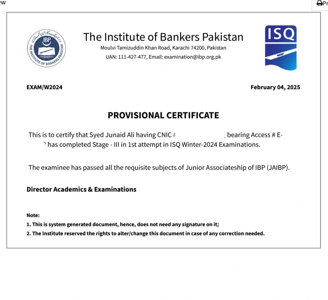 Alhamdulillah! I am delighted to share that I have successfully earned ... Alhamdulillah! I am delighted to share that I have successfully earned ...