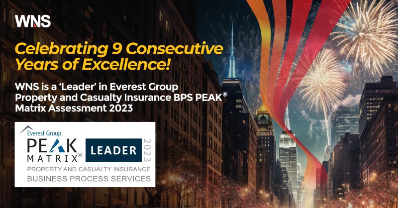 WNS on LinkedIn: WNS Recognized as a ‘Leader’ in P&C Insurance for the ... WNS on LinkedIn: WNS Recognized as a ‘Leader’ in P&C Insurance for the ...