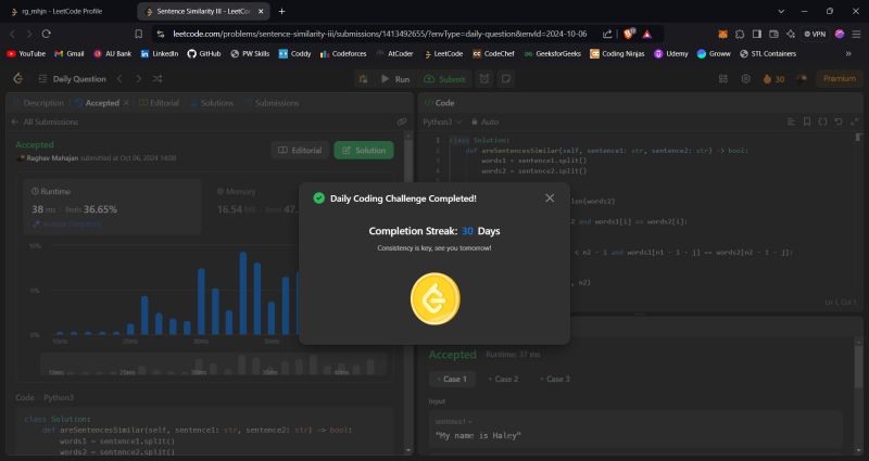 Raghav Mahajan on LinkedIn: 🎉 Day 30/30: LeetCode Challenge Complete ... Raghav Mahajan on LinkedIn: 🎉 Day 30/30: LeetCode Challenge Complete ...