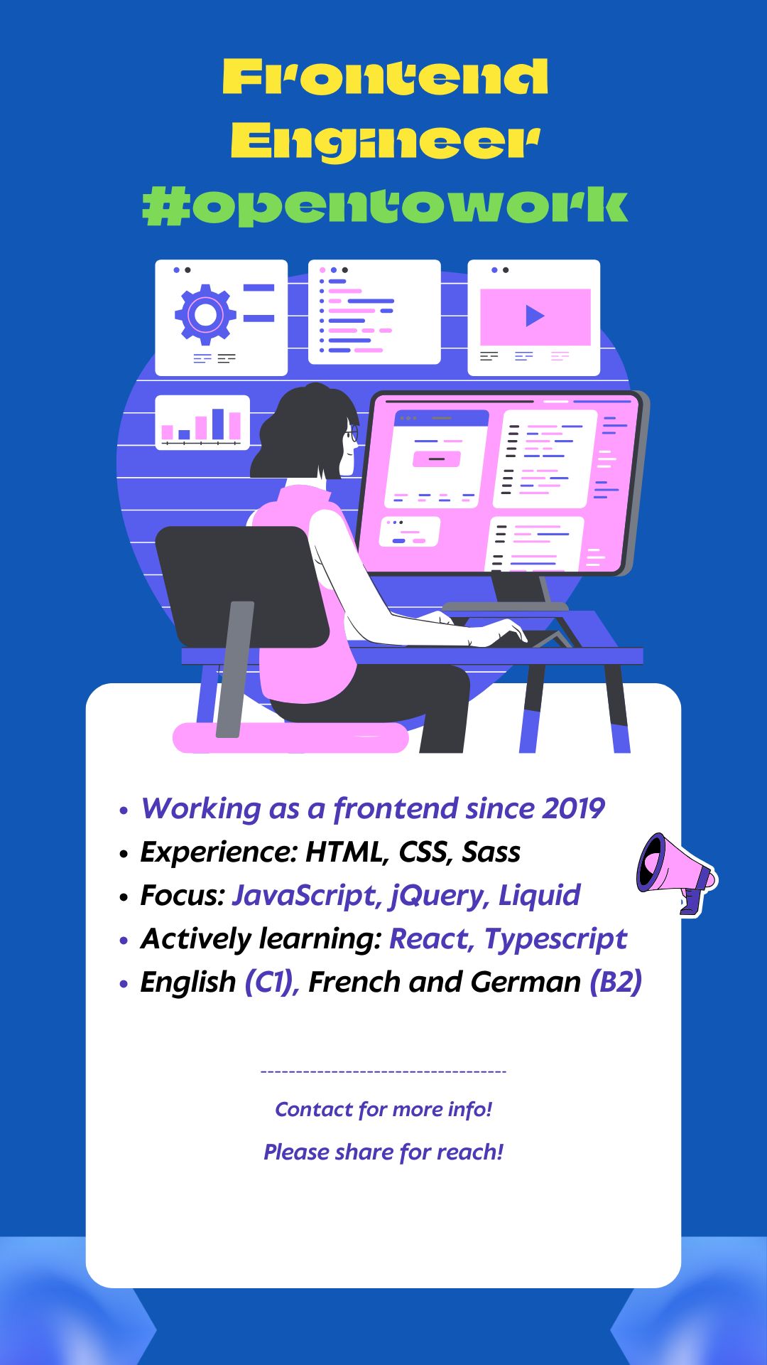 Uros Djurovic on LinkedIn: #opentowork #frontendjob #javascript #react ... Uros Djurovic on LinkedIn: #opentowork #frontendjob #javascript #react ...