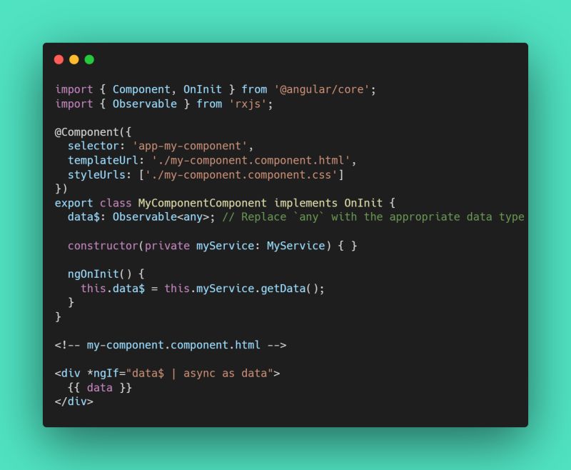 Muhammad Rameez on LinkedIn: Angular Async Pipe: Simplifying Observable ... Muhammad Rameez on LinkedIn: Angular Async Pipe: Simplifying Observable ...
