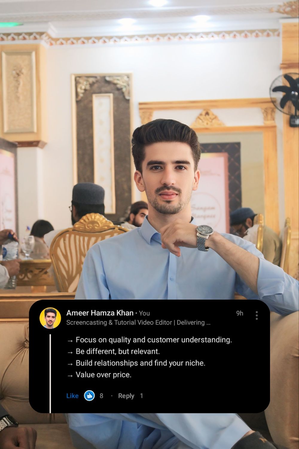 Ameer Hamza Khan on LinkedIn: Focus on Quality, Customer Understanding ... Ameer Hamza Khan on LinkedIn: Focus on Quality, Customer Understanding ...