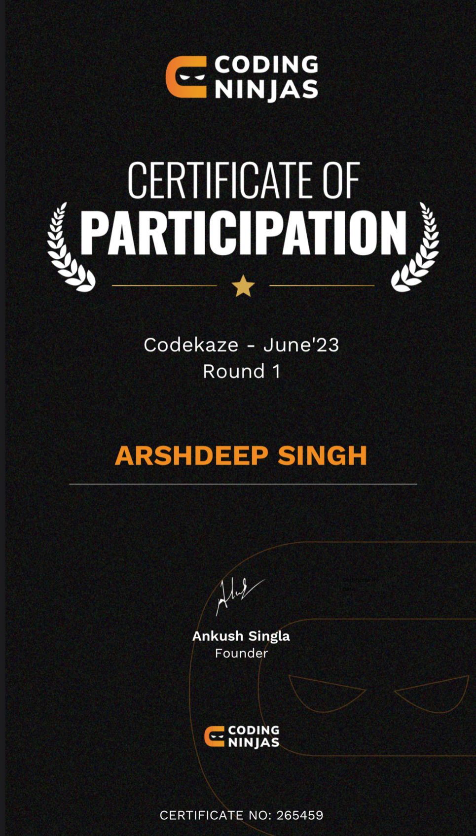 Arshdeep Singh on LinkedIn: #codekaze2023 #codingninja #codingjourney Arshdeep Singh on LinkedIn: #codekaze2023 #codingninja #codingjourney