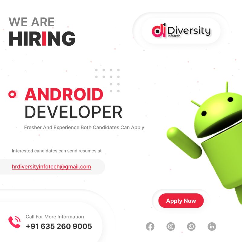 Diversity Infotech on LinkedIn: #android #androiddeveloper # ... Diversity Infotech on LinkedIn: #android #androiddeveloper # ...