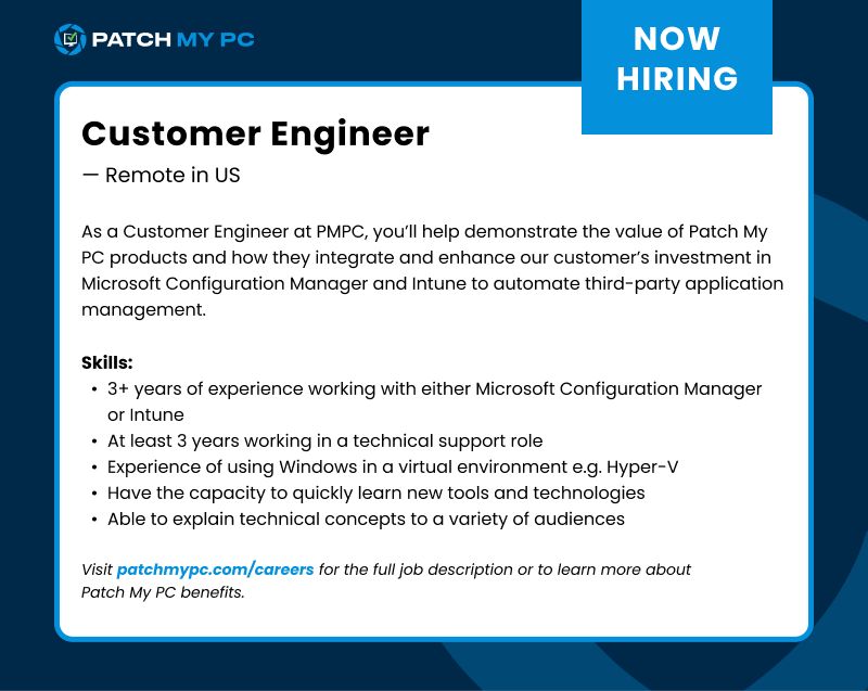 #patchmypc #configmgr #msintune #patchmypc #patchmypc | Patch My PC #patchmypc #configmgr #msintune #patchmypc #patchmypc | Patch My PC