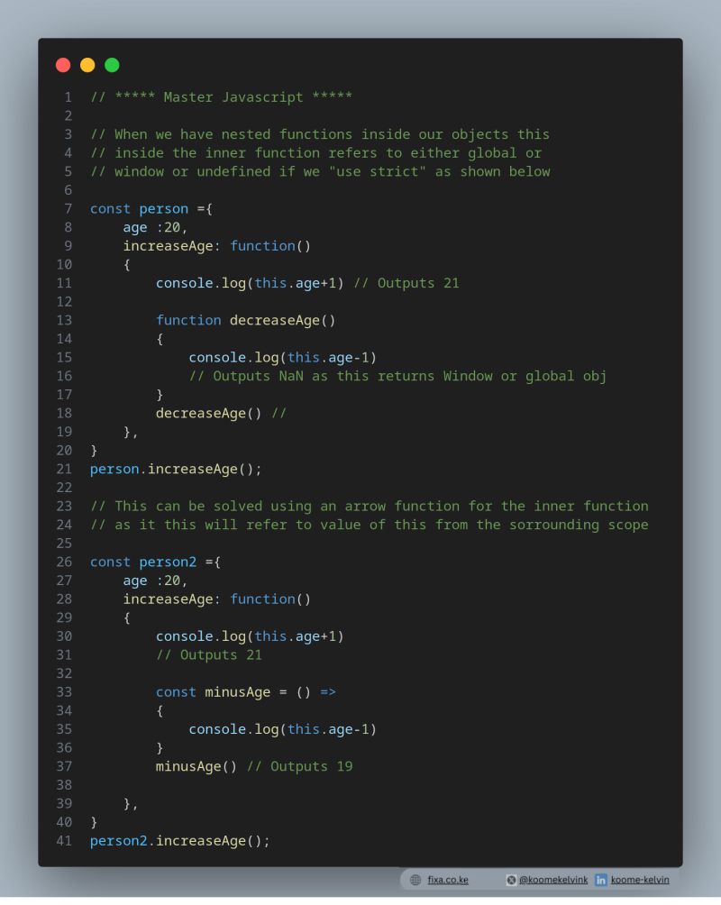 Arrow functions for nested functions #javascript #SoftwareDevelopment # ... Arrow functions for nested functions #javascript #SoftwareDevelopment # ...