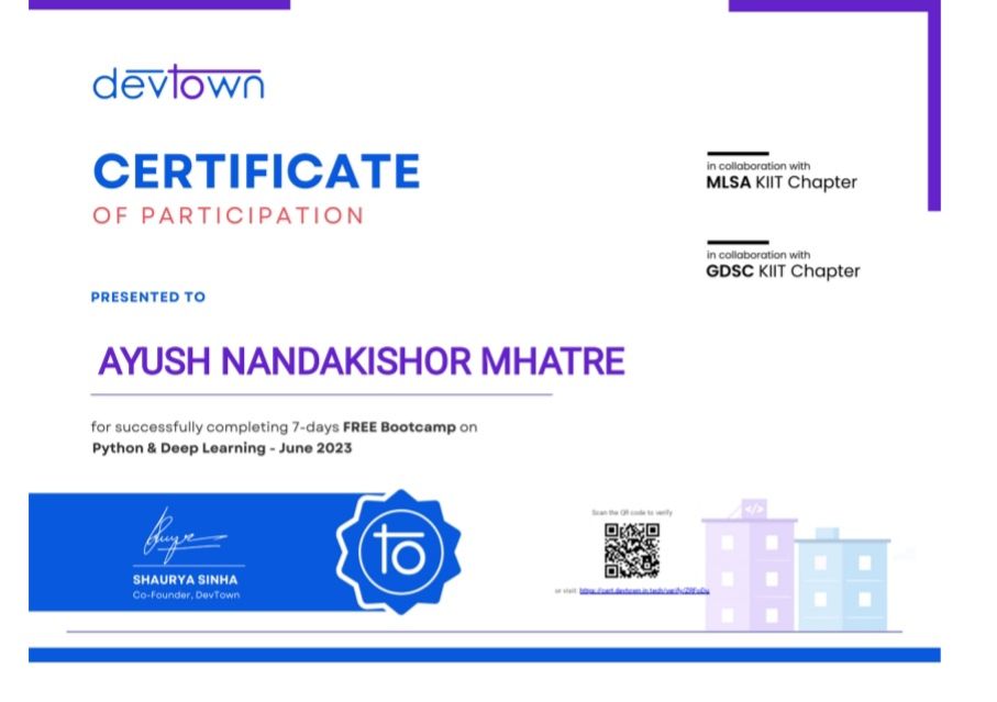 Ayush Mhatre on LinkedIn: #python #deeplearning Ayush Mhatre on LinkedIn: #python #deeplearning