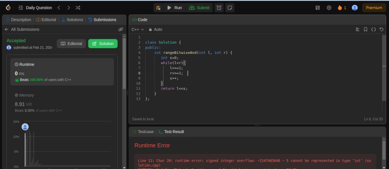 My solutions for LeetCode problem #201 | Mohammad Farhan posted on the ... My solutions for LeetCode problem #201 | Mohammad Farhan posted on the ...