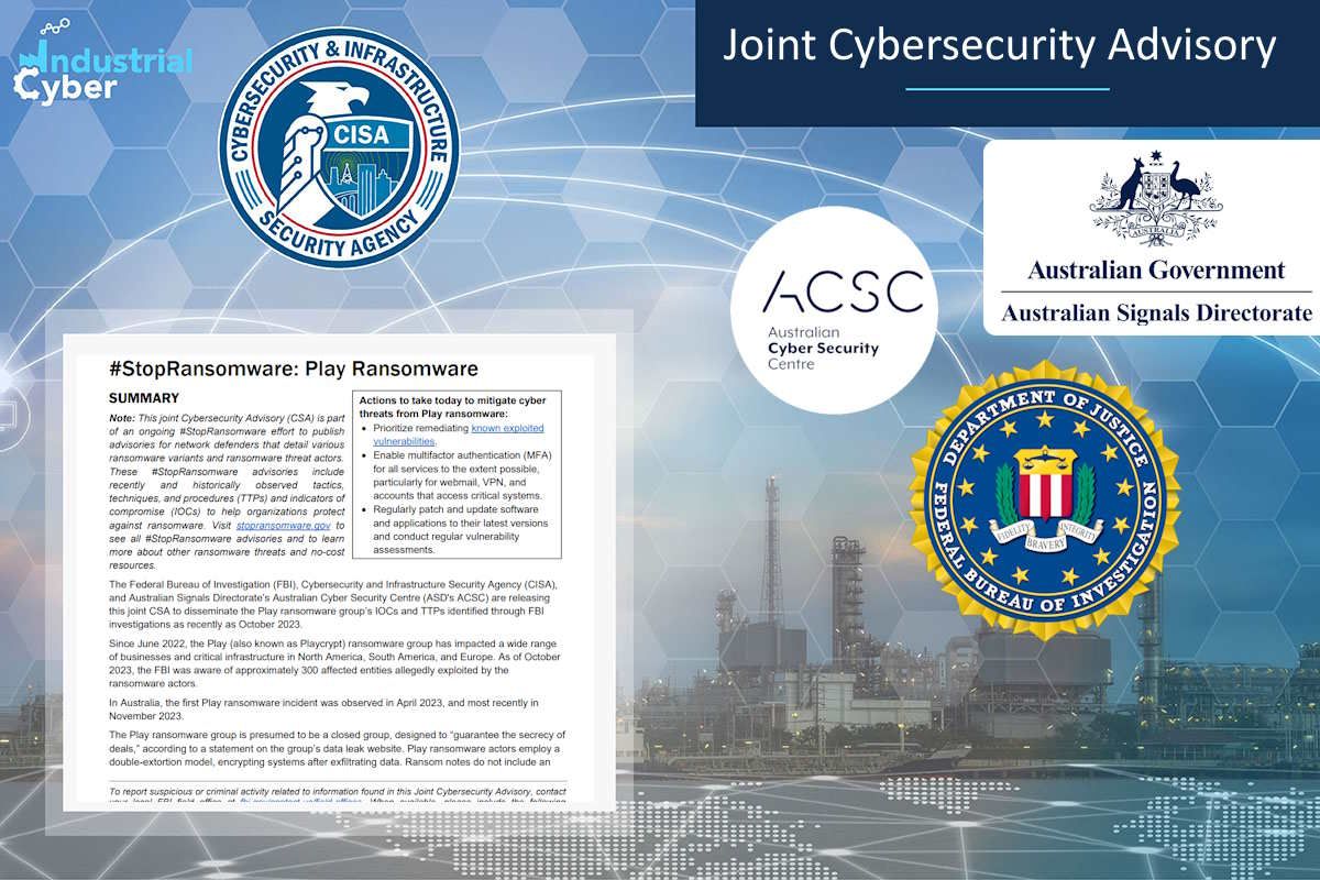 Susan Balman on LinkedIn: FBI, CISA, ASD issue advisory warning of Play ... Susan Balman on LinkedIn: FBI, CISA, ASD issue advisory warning of Play ...