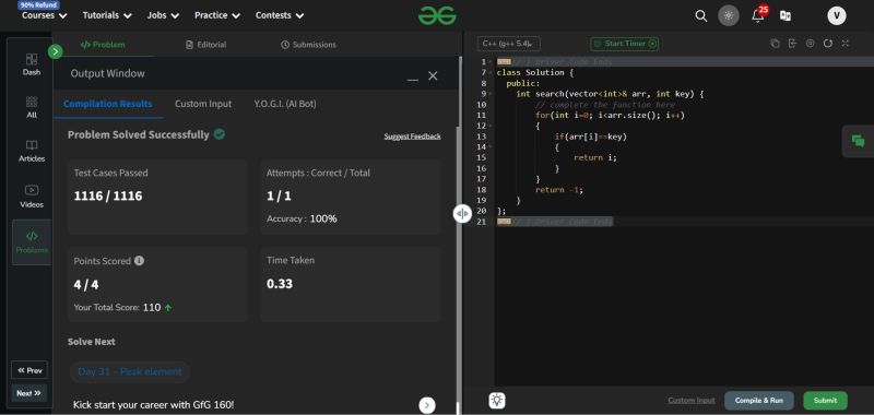 Vishal Singh on LinkedIn: #gfg #dsa #day30 #dsa #geekstreak2024 # ... Vishal Singh on LinkedIn: #gfg #dsa #day30 #dsa #geekstreak2024 # ...