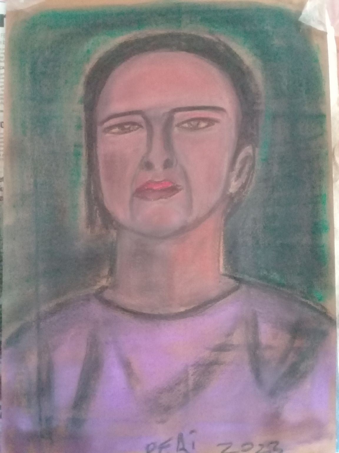 Perihan Altanlar on LinkedIn: self portrait. soft pastel painting on ... Perihan Altanlar on LinkedIn: self portrait. soft pastel painting on ...