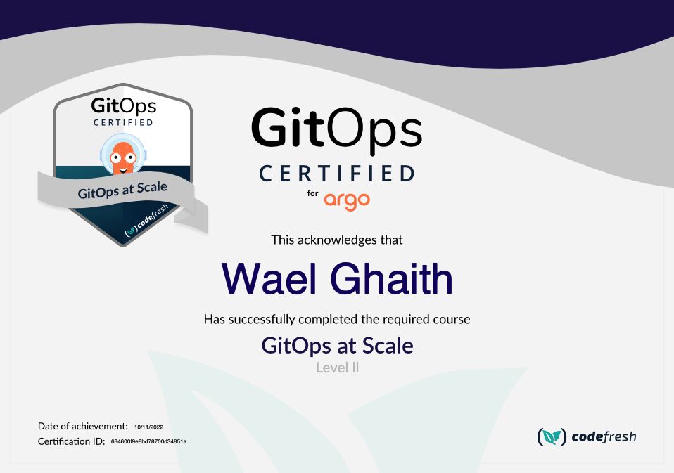 Wael Ghaith on LinkedIn: #codefresh #gitops #argocd | 12 comments Wael Ghaith on LinkedIn: #codefresh #gitops #argocd | 12 comments