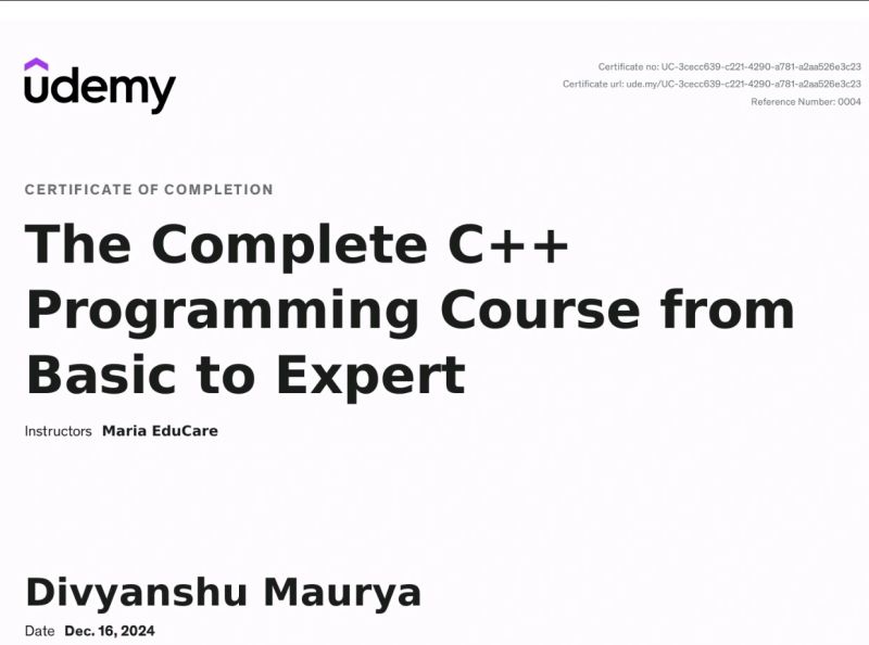 Divyanshu Maurya on LinkedIn: #learningneverstops #cplusplus #programming Divyanshu Maurya on LinkedIn: #learningneverstops #cplusplus #programming