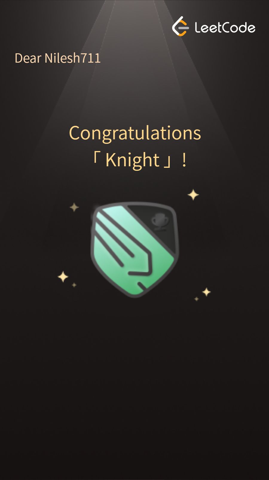 Nilesh Mishra on LinkedIn: #leetcode #knightbadge #problemsolving # ... Nilesh Mishra on LinkedIn: #leetcode #knightbadge #problemsolving # ...
