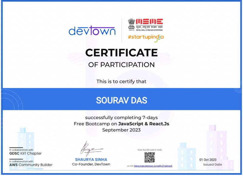 Sourav Das on LinkedIn: #frontend #devtown #webdevelopement #reactjs Sourav Das on LinkedIn: #frontend #devtown #webdevelopement #reactjs