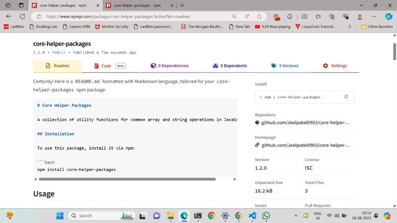 Jeel Patel on LinkedIn: #javascript #npm #opensource #webdevelopment # ... Jeel Patel on LinkedIn: #javascript #npm #opensource #webdevelopment # ...