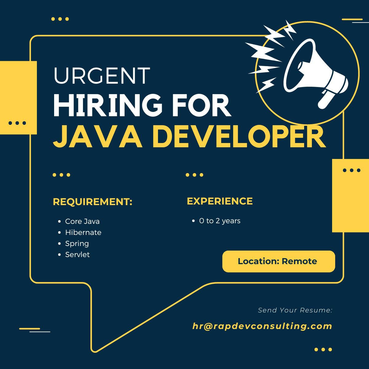 RapDev Consulting on LinkedIn: #java #corejava #javadeveloper # ... RapDev Consulting on LinkedIn: #java #corejava #javadeveloper # ...