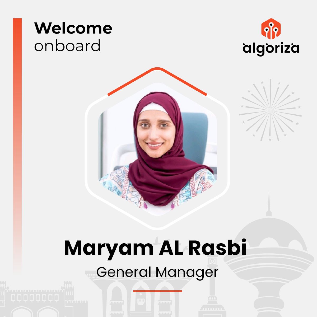 Algoriza on LinkedIn: We are excited to warmly welcome Maryam AL Rasbi ... Algoriza on LinkedIn: We are excited to warmly welcome Maryam AL Rasbi ...