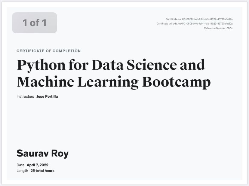 I’m happy to share that I’ve obtained a new certification:Python for ... I’m happy to share that I’ve obtained a new certification:Python for ...