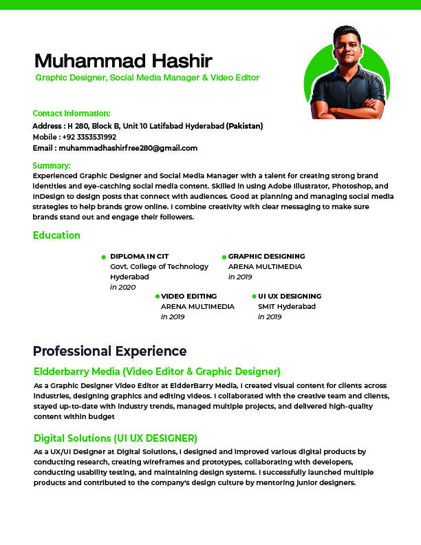 Muhammad Hashir 🍽️🌟 on LinkedIn: Resume Muhammad Hashir 🍽️🌟 on LinkedIn: Resume