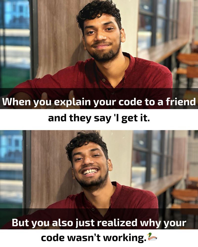 #programminghumor #debugging #rubberduckdebugging #lifeofacoder ... #programminghumor #debugging #rubberduckdebugging #lifeofacoder ...
