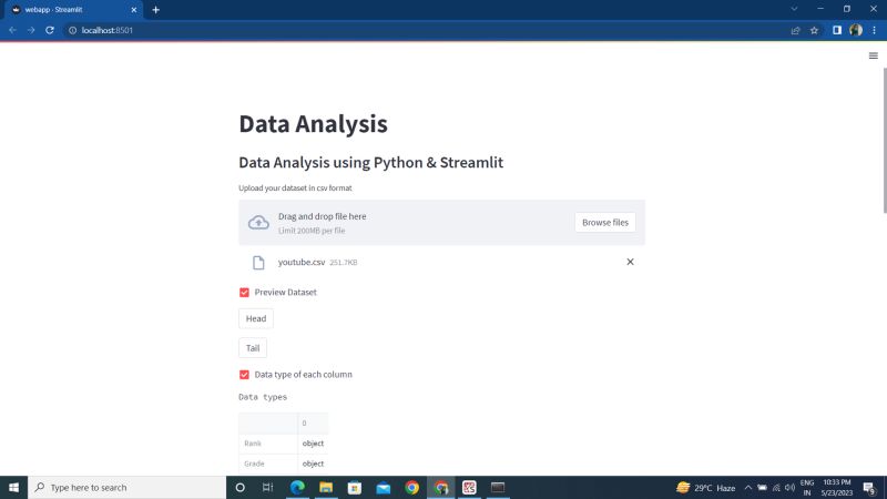 Tushar Pal on LinkedIn: #python #streamlit #csvdata #python #data # ... Tushar Pal on LinkedIn: #python #streamlit #csvdata #python #data # ...