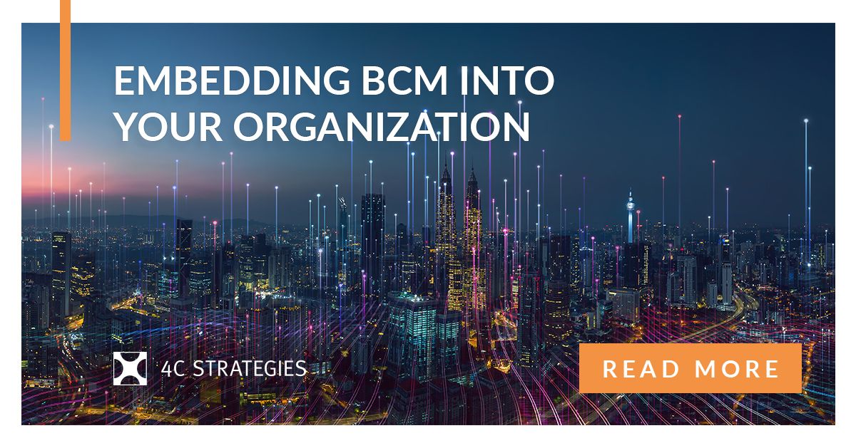 3 expert tips for embedding Business Continuity into your organization ... 3 expert tips for embedding Business Continuity into your organization ...