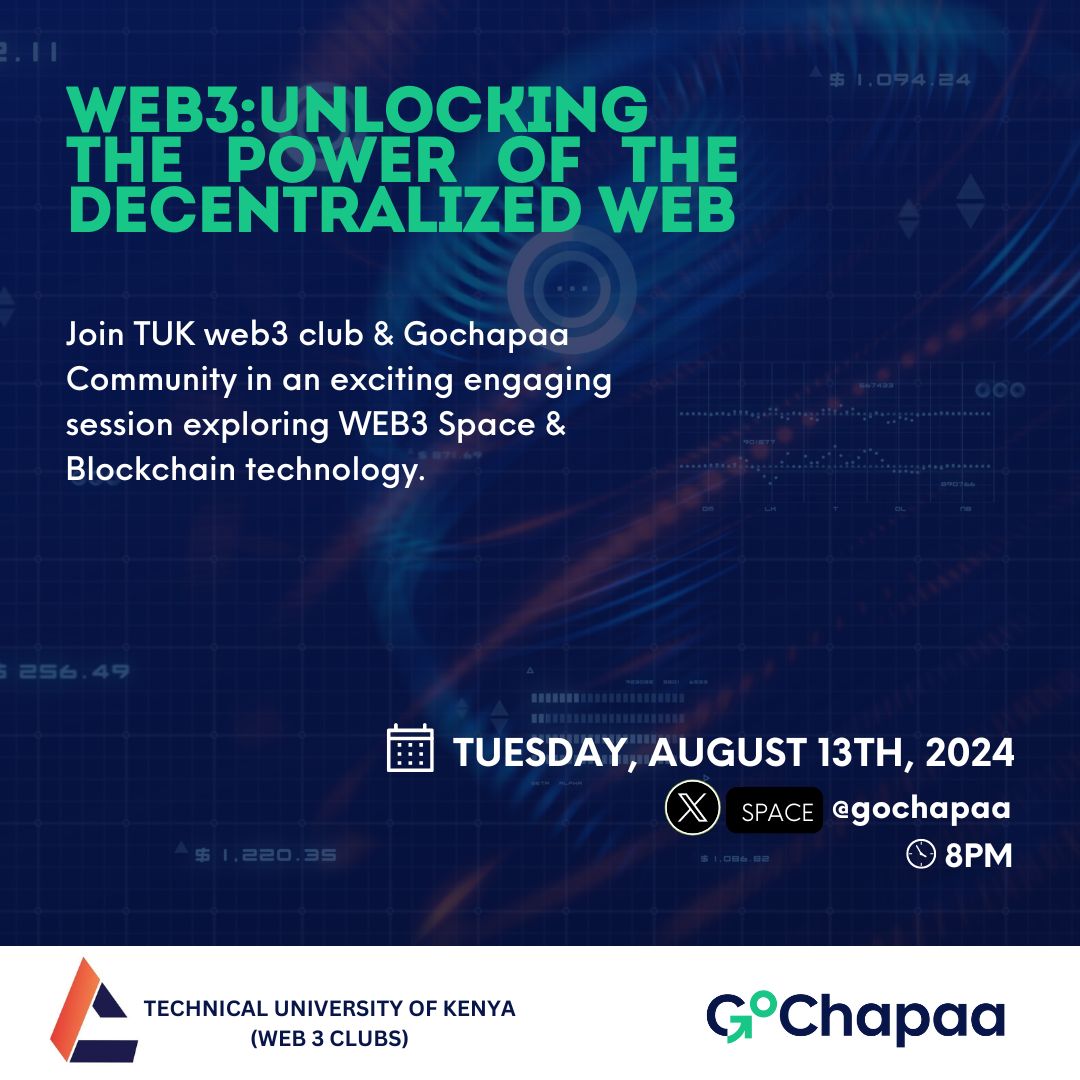 GoChapaa on LinkedIn: #gochapaa #web3 #decentralizedweb #blockchain # ... GoChapaa on LinkedIn: #gochapaa #web3 #decentralizedweb #blockchain # ...