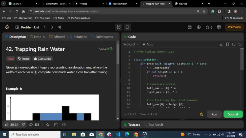 #leetcodechallenge #linekdin #algorithm #codingskills… | Ayesha Andleeb #leetcodechallenge #linekdin #algorithm #codingskills… | Ayesha Andleeb
