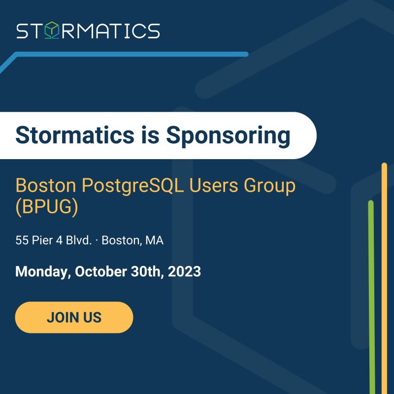 Stormatics on LinkedIn: #postgresql #stormatics #postgres #opensource # ... Stormatics on LinkedIn: #postgresql #stormatics #postgres #opensource # ...