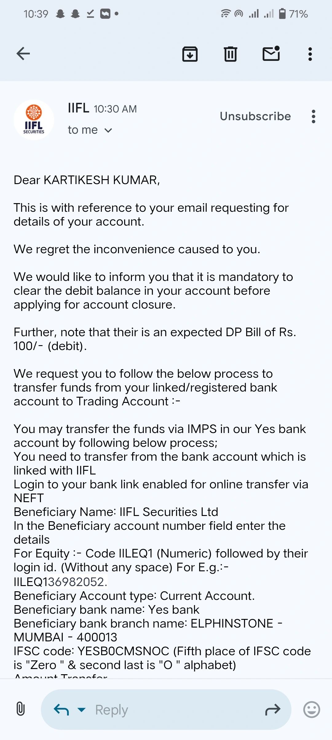 KARTIKESH MISHRA on LinkedIn: Dear IIFL Finance IIFL (India Infoline ... KARTIKESH MISHRA on LinkedIn: Dear IIFL Finance IIFL (India Infoline ...