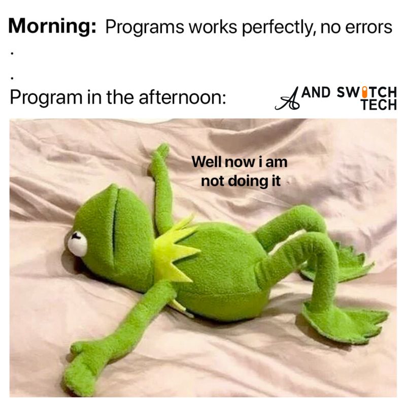 AndSwitchTech on LinkedIn: #programming #programmerhumor #memesdaily # ... AndSwitchTech on LinkedIn: #programming #programmerhumor #memesdaily # ...