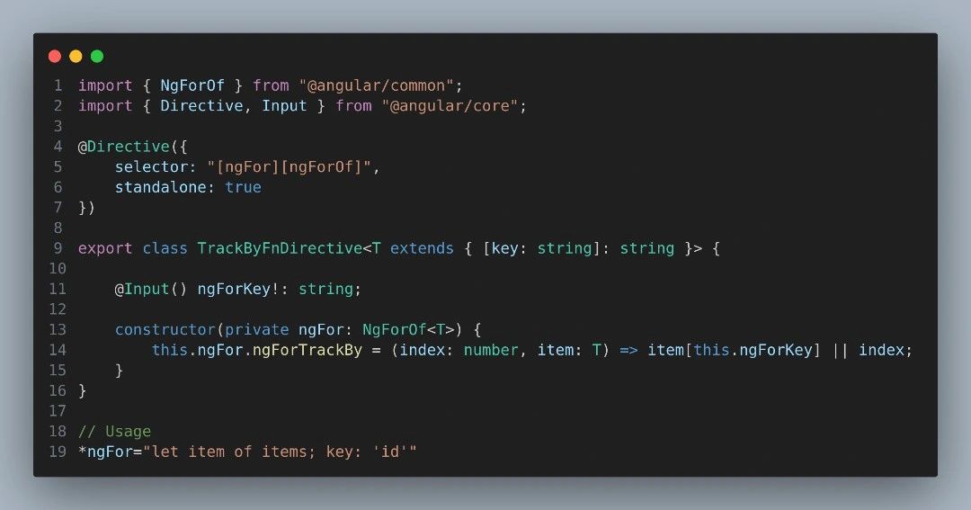 Here is Angular trackby function directive. | 💻 👨💻 ⌨️️ 🖱🧠𝓡𝓪𝓴𝓮𝓼𝓱 𝓢𝓸𝓳𝓲𝓽𝓻𝓪 Here is Angular trackby function directive. | 💻 👨💻 ⌨️️ 🖱🧠𝓡𝓪𝓴𝓮𝓼𝓱 𝓢𝓸𝓳𝓲𝓽𝓻𝓪