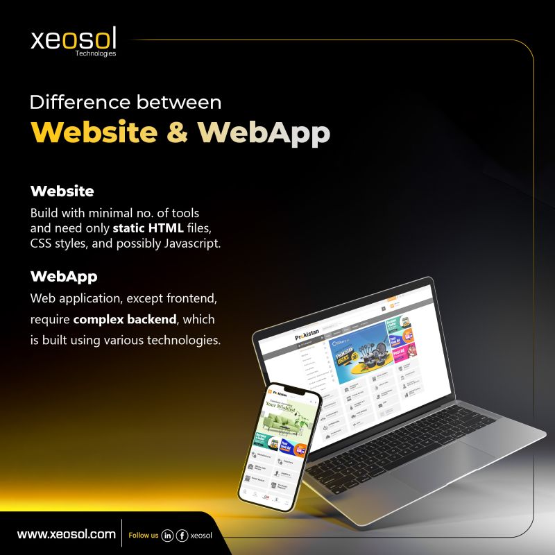 What is Web App vs. Website? | XEOSOL posted on the topic | LinkedIn What is Web App vs. Website? | XEOSOL posted on the topic | LinkedIn