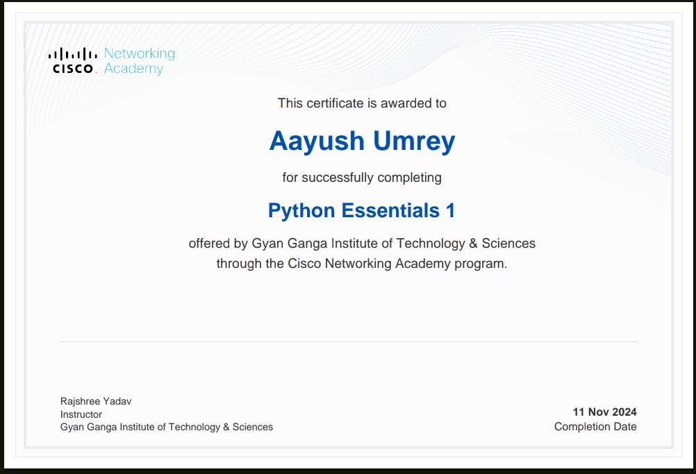 Aayush Umrey on LinkedIn: #python #cisco Aayush Umrey on LinkedIn: #python #cisco
