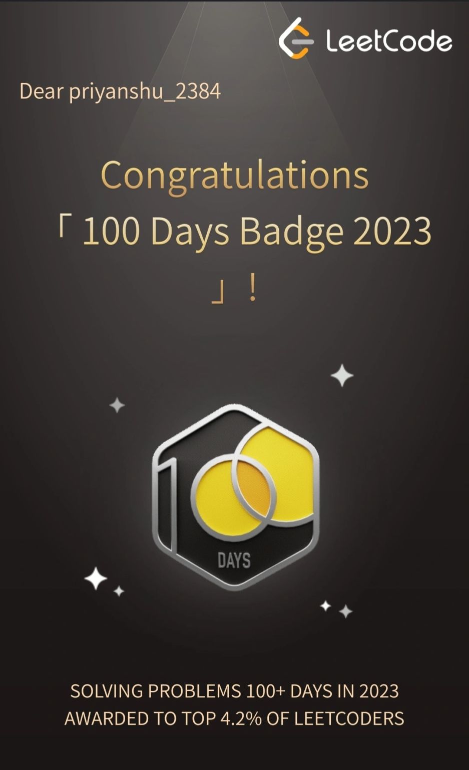 Priyanshu Chaudhary on LinkedIn: #leetcode #leetcode100days #coding Priyanshu Chaudhary on LinkedIn: #leetcode #leetcode100days #coding