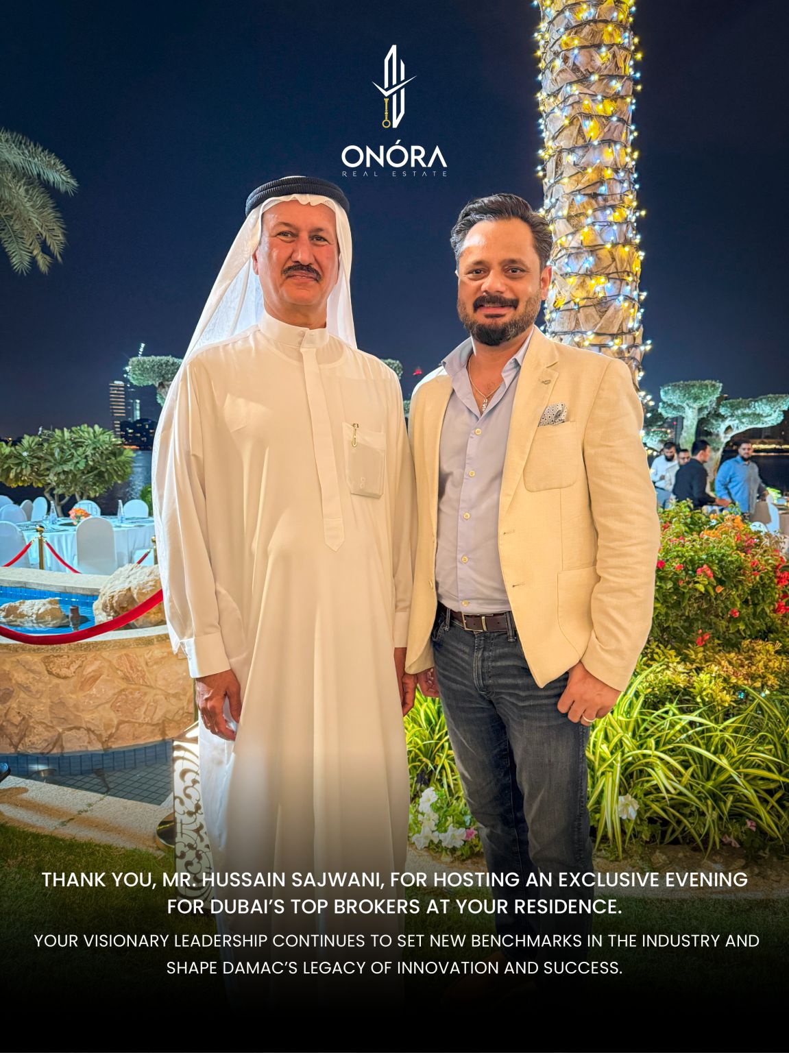 Its always been a pleasure to meet my role model Mr.Hussain Sajwani and ... Its always been a pleasure to meet my role model Mr.Hussain Sajwani and ...