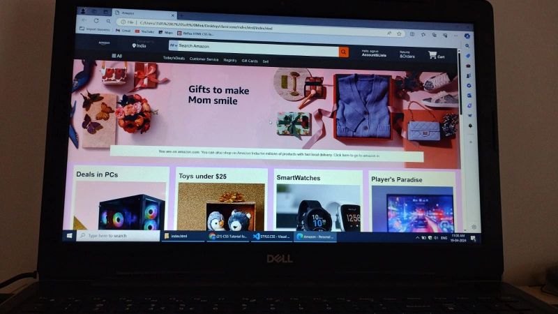 Het Rathod on LinkedIn: I build amazon clone website using html and css Het Rathod on LinkedIn: I build amazon clone website using html and css