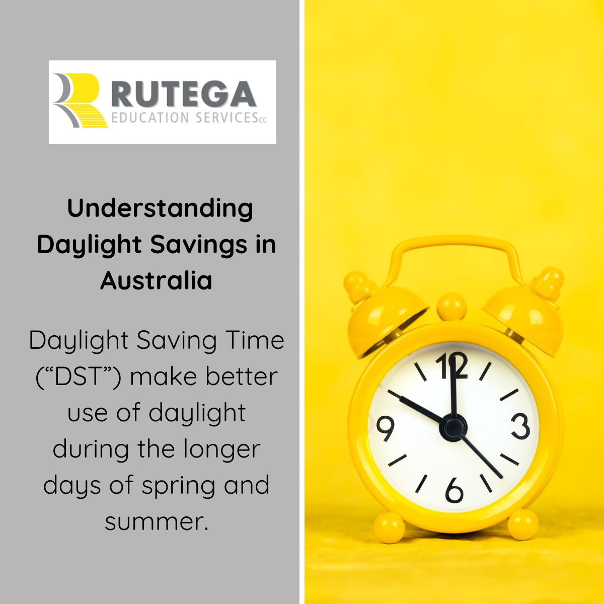 Rutega Education Services on LinkedIn: #daylightsavings Rutega Education Services on LinkedIn: #daylightsavings
