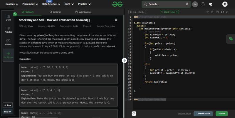 #gfg160 #cplusplus #dsa #geeksforgeeks #gfg160 #array #160daysofcode ... #gfg160 #cplusplus #dsa #geeksforgeeks #gfg160 #array #160daysofcode ...