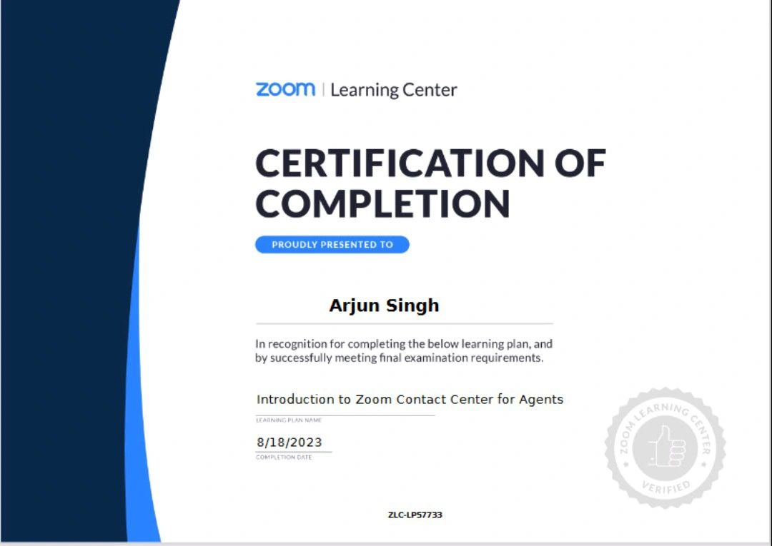 Arjun Singh on LinkedIn: #zoom Arjun Singh on LinkedIn: #zoom