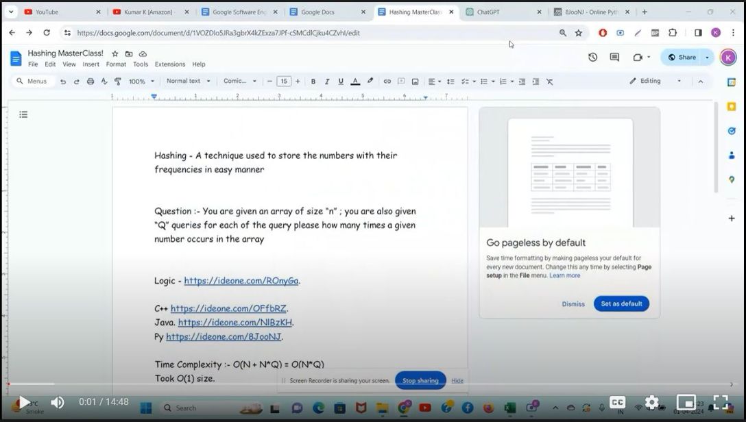 Rayees Ali on LinkedIn: #dsa #hashing #kumark #oa #interviewpreparation ... Rayees Ali on LinkedIn: #dsa #hashing #kumark #oa #interviewpreparation ...