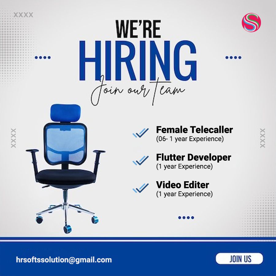 Softs Solution Service on LinkedIn: #wearehiring #joinourteam # ... Softs Solution Service on LinkedIn: #wearehiring #joinourteam # ...