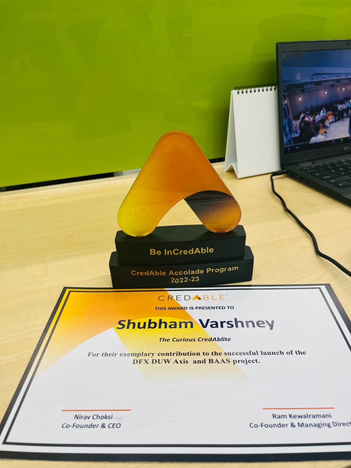 #performanceaward #grateful #achievementunlocked | Shubham Varshney #performanceaward #grateful #achievementunlocked | Shubham Varshney