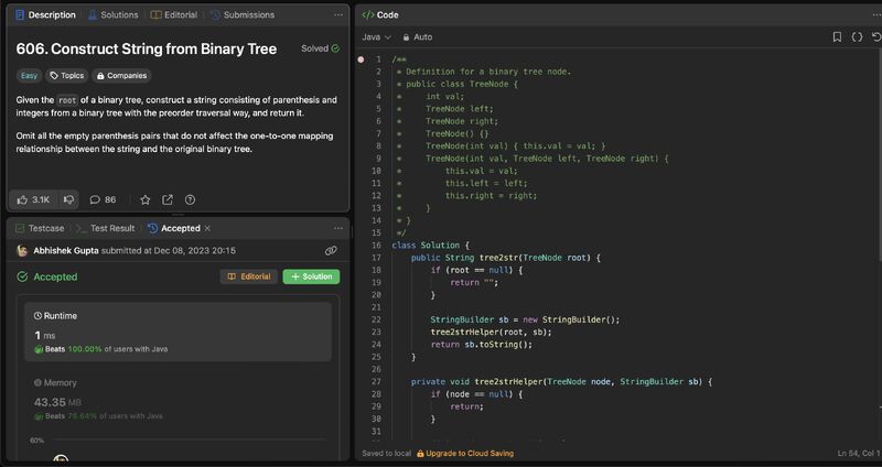 Abhishek Gupta on LinkedIn: #day63 #100dayscodingchallenge #java #leetcode Abhishek Gupta on LinkedIn: #day63 #100dayscodingchallenge #java #leetcode
