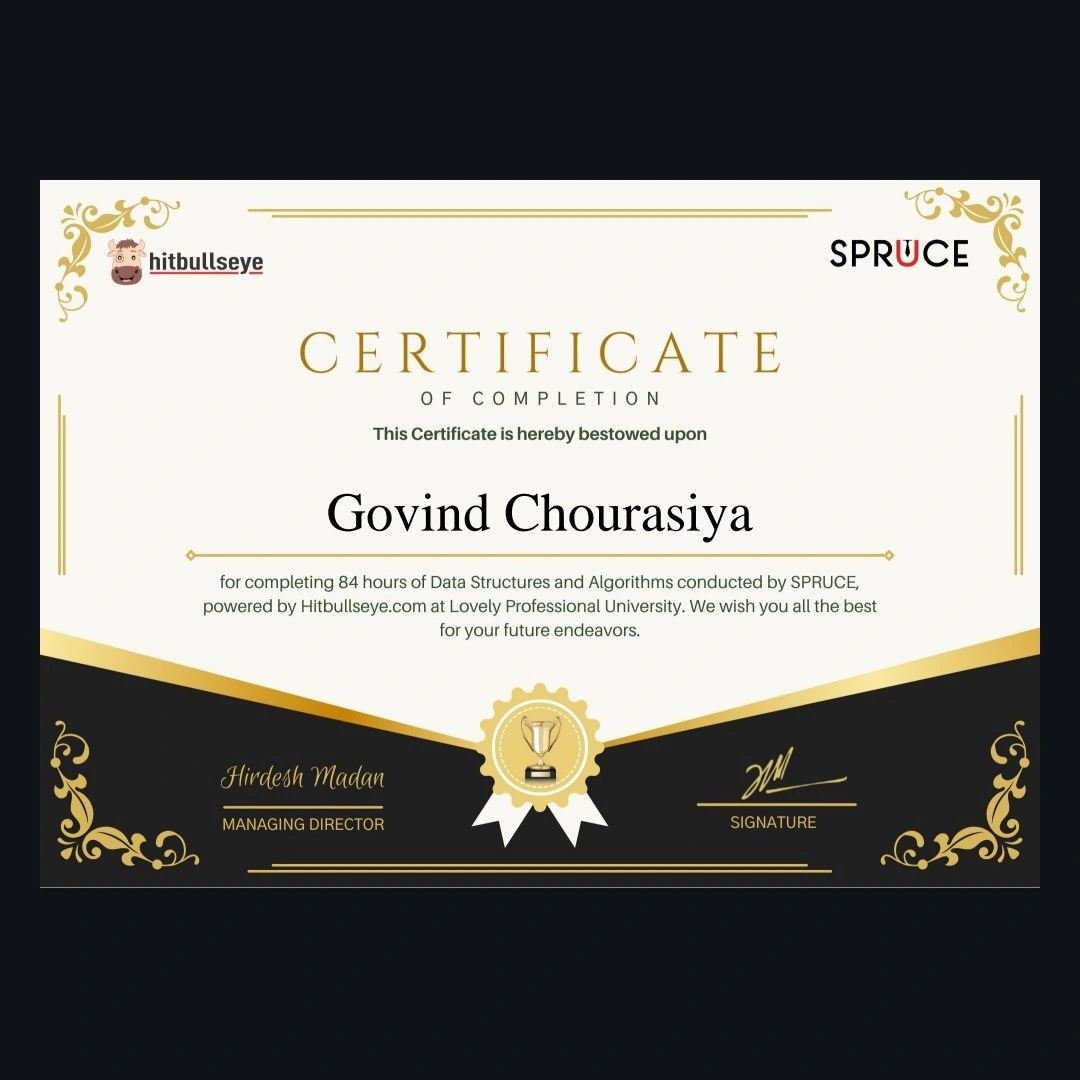 Govind Chourasiya on LinkedIn: #datastructures #algorithms #dsa # ... Govind Chourasiya on LinkedIn: #datastructures #algorithms #dsa # ...