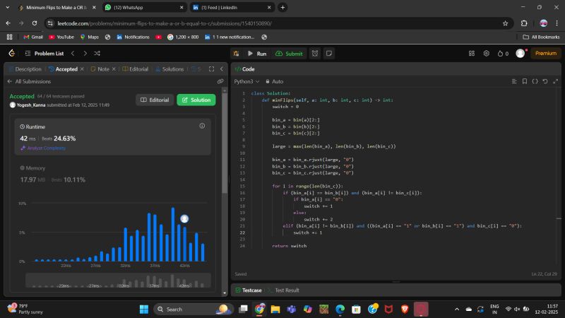 #100daysofleetcode #codingchallenge #problemsolving #leetcode #hope ... #100daysofleetcode #codingchallenge #problemsolving #leetcode #hope ...